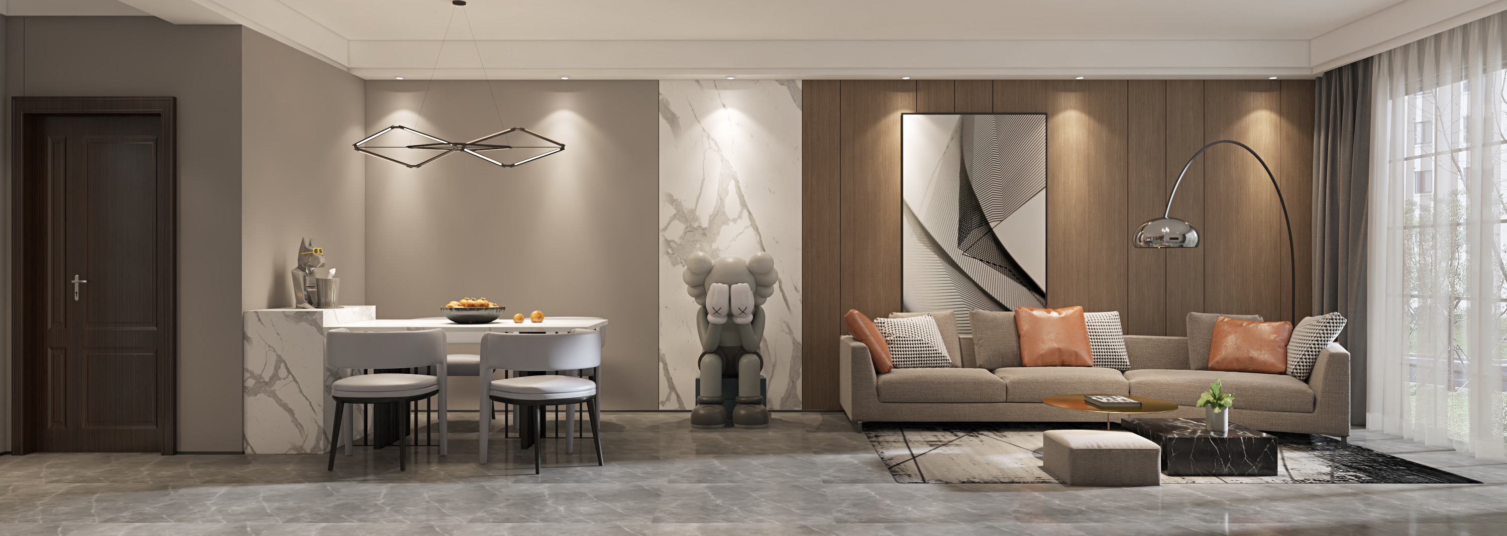 Modern Style Interior Wall Panel Wood Living Wall Design-sfyh.com